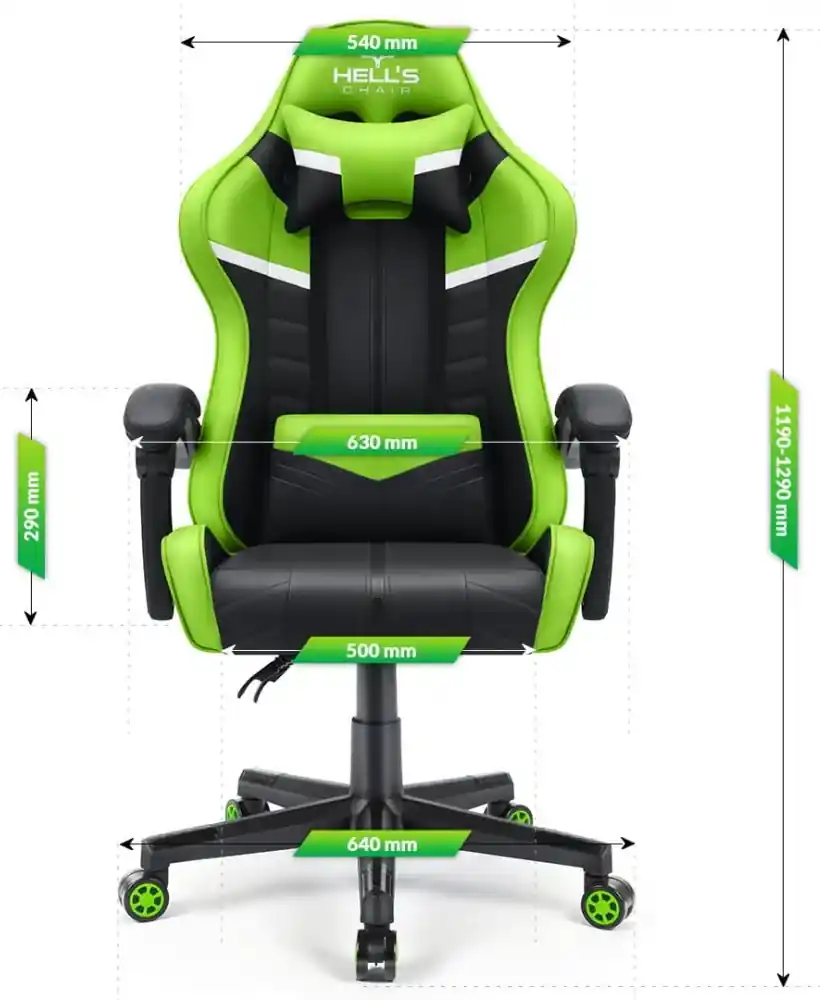 Herní židle HC-1004 green | BIANO