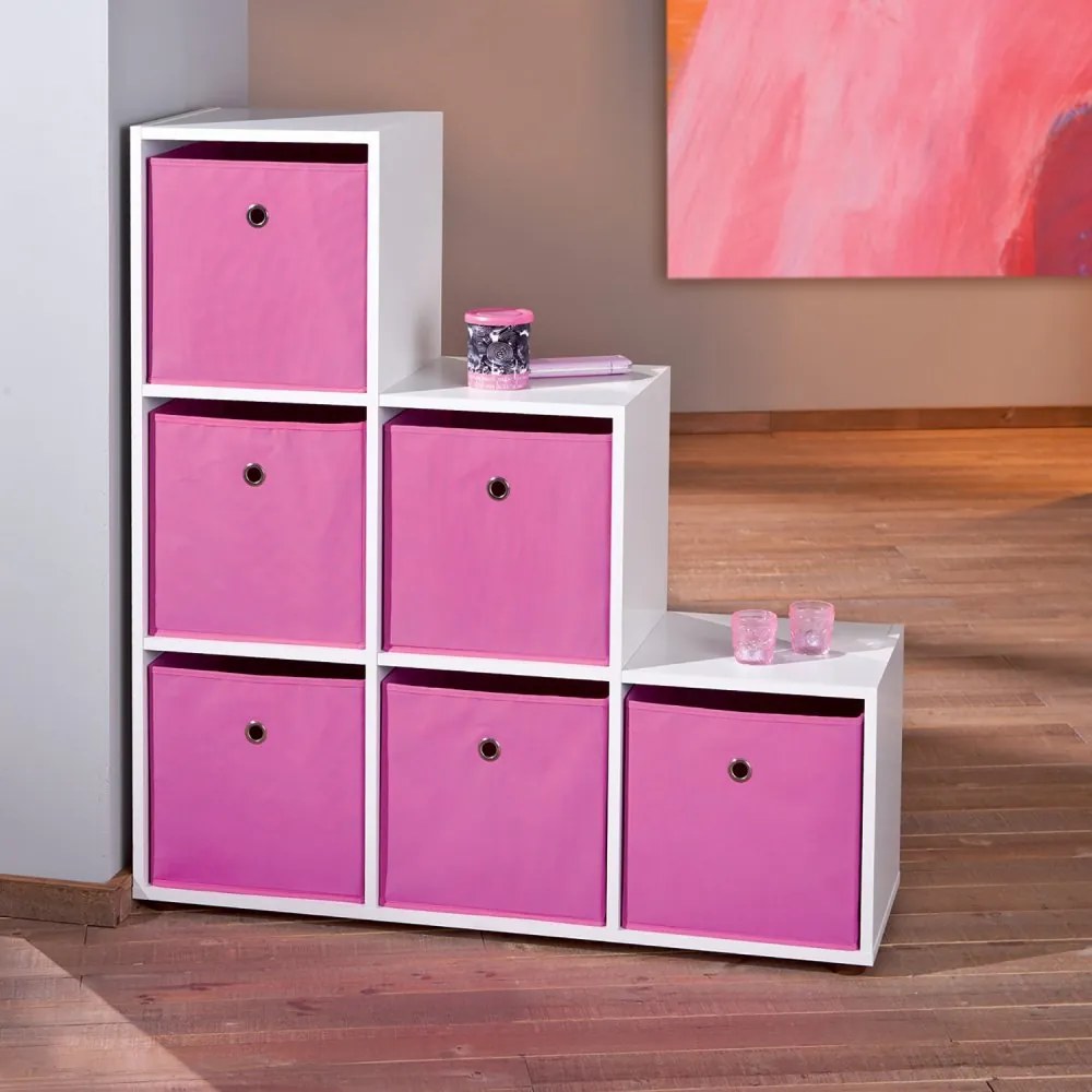 Idea IDEA WINNY textilní box, růžový