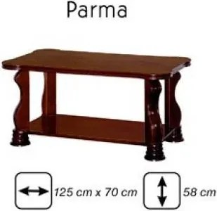 Konferenční stůl Baron, tm. hnědá (6)