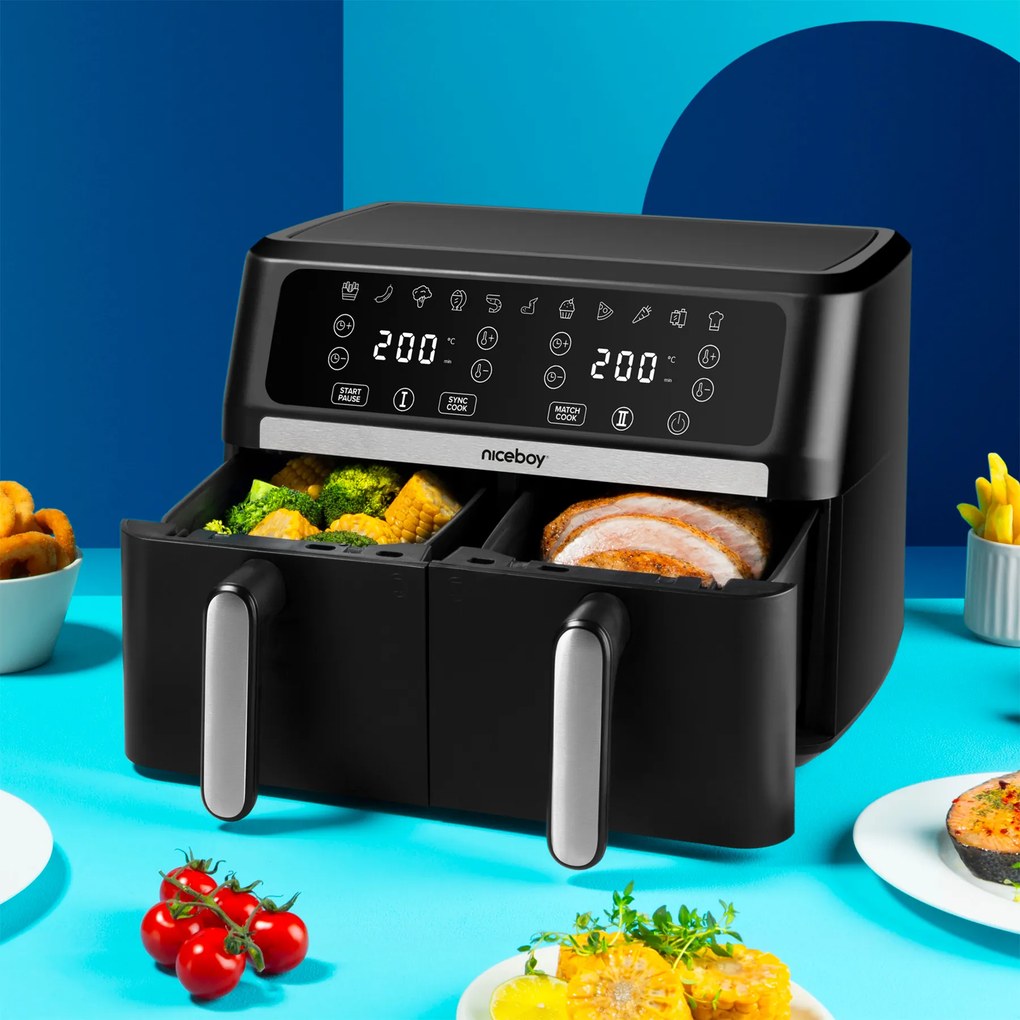 Horkovzdušná fritéza Niceboy ION AirFryer DUO