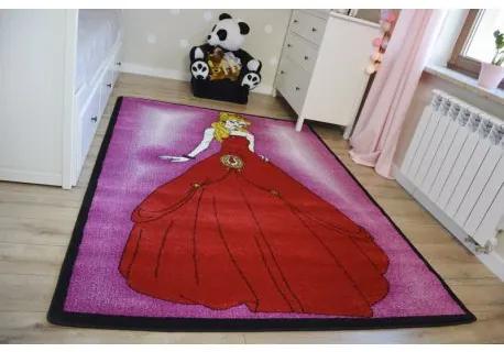 koberec KIDS Princezna růžový C425 velikost 240x330 cm | krásné koberce cz