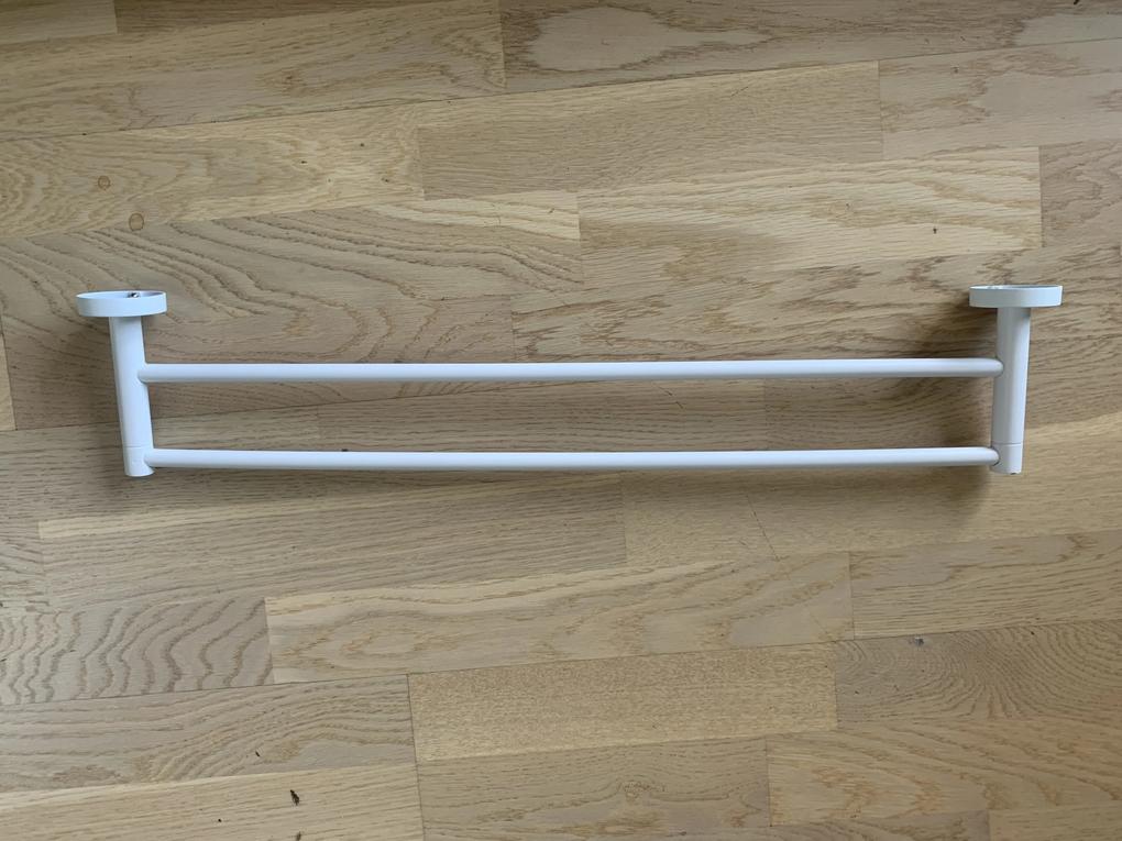 MEXEN - Remo dvojitý držák na ručníky  - bílá - 64,5x5,7 cm - 7050725-20 - II. Jakost