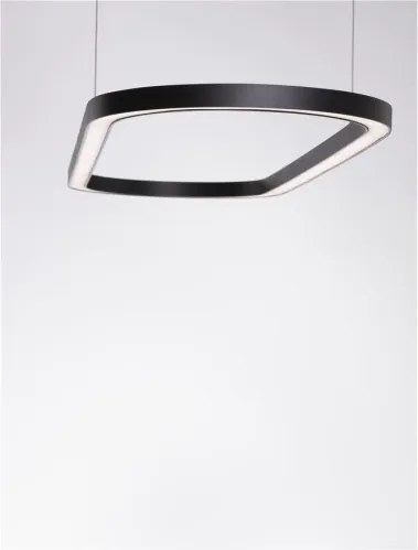 Závěsné LED svítidlo NOVA LUCE CUPPE 58W 3000K černé 9345624