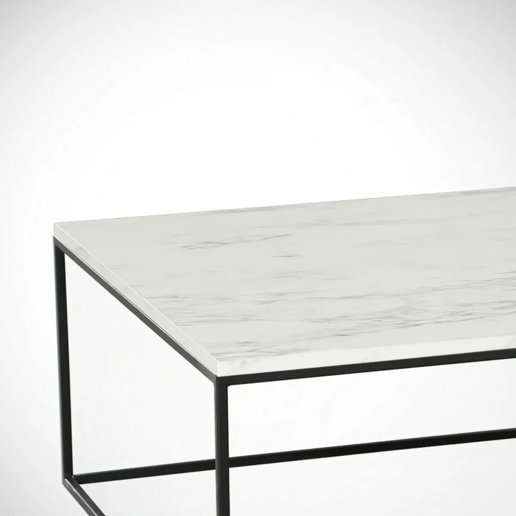 Konferenční stolek Poly Black and White
