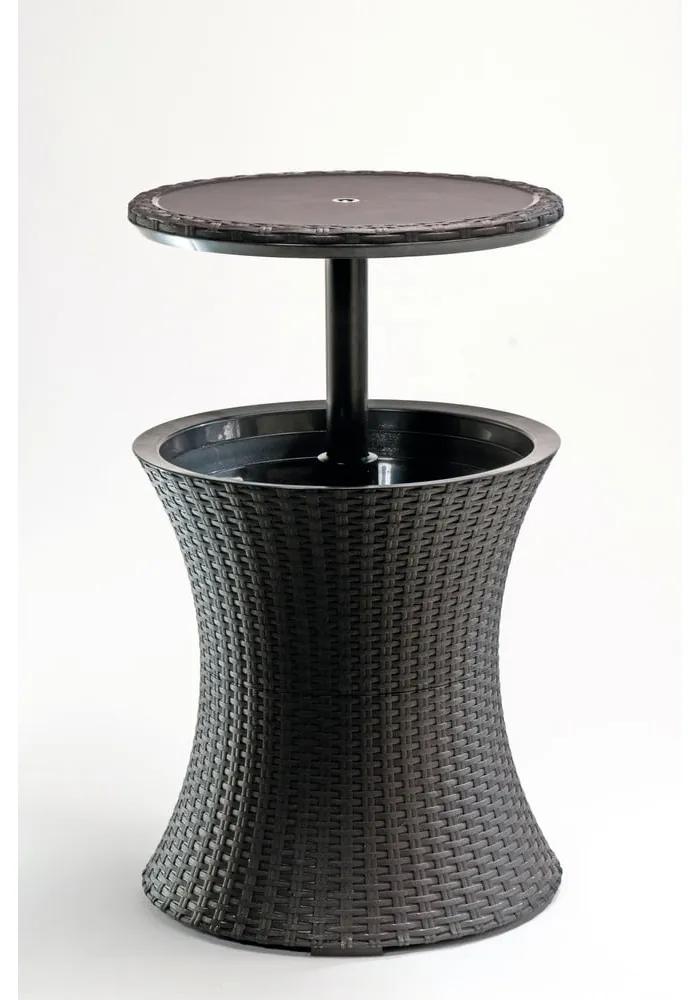 Kulatý zahradní stolek se zásobníkem na led 49.5x49.5 cm Cool – Keter