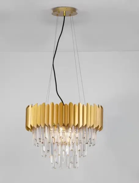 Designový lustr na lanku Magnolia 50 zlaté