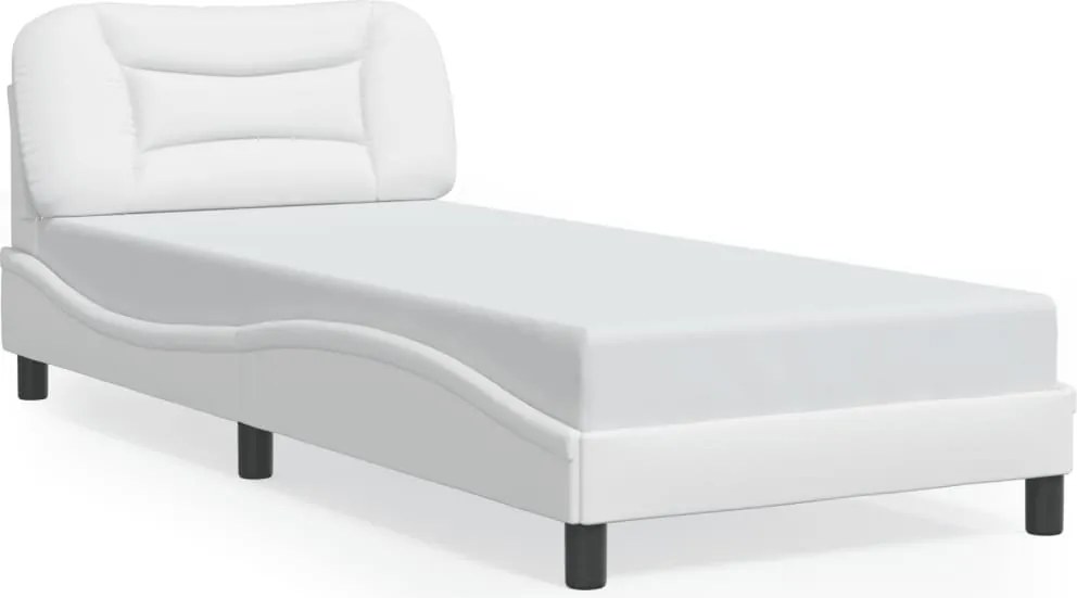 Rám postele s LED bez matrace Hvar bílý 90 x 200 cm 3213907