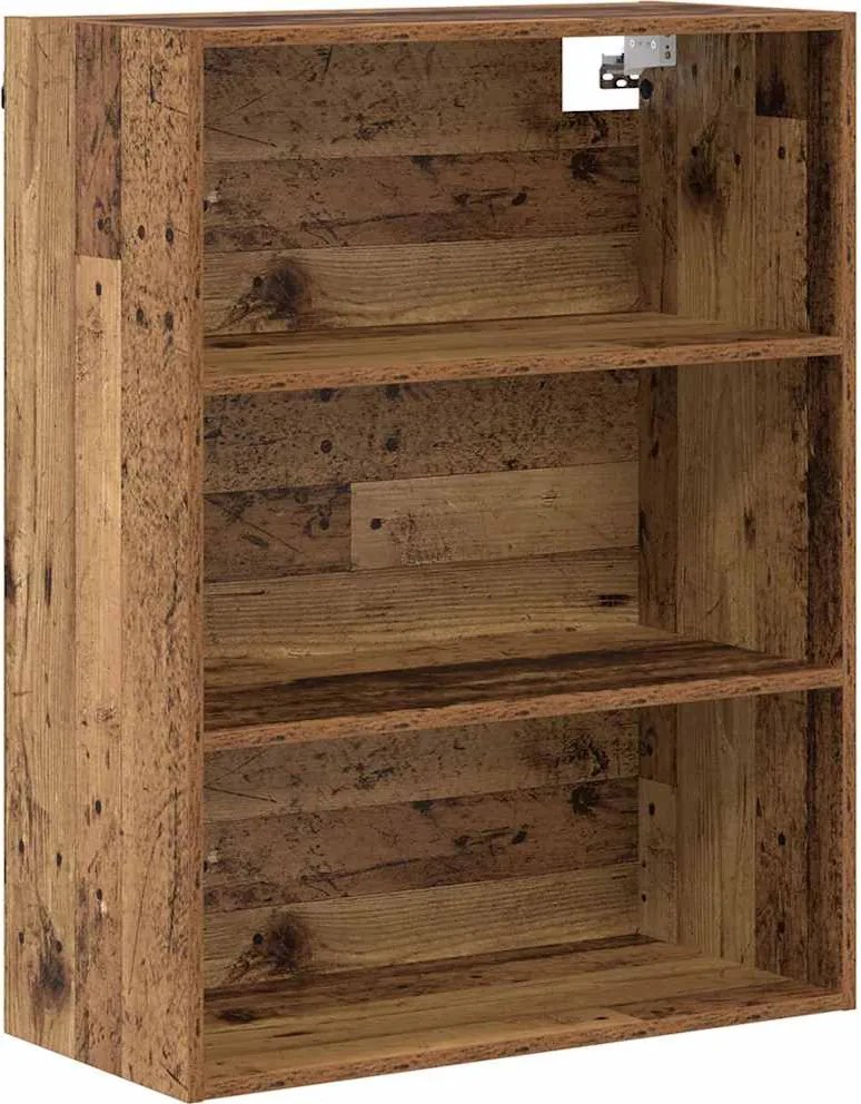 Vysoký bufet 2 ks Staré dřevo 69,5 x 32,5 x 180 cm 3403177