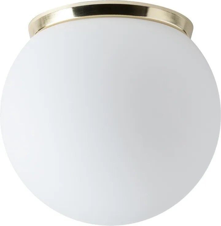 OS STY71519 STYX 1 stropní/nástěnné skleněné svítidlo mosaz leštěná / bílá IP65 4000 K 9W LED DALI (původní kód OS 71519) - OSMONT
