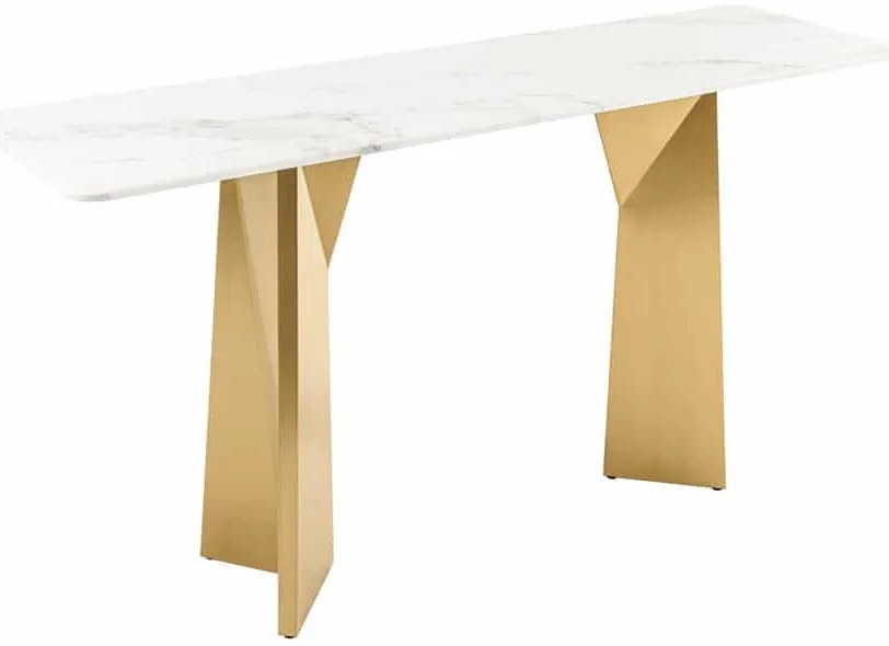 Designová konzole Napayshni 140 cm bílá