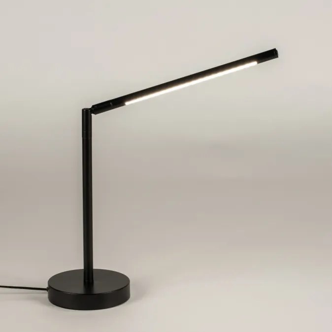 Stolní minimalistická LED lampa Cascade Black