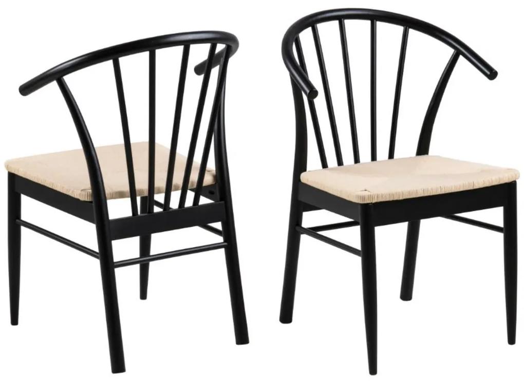 Jídelní židle CASSANDRAS černá
