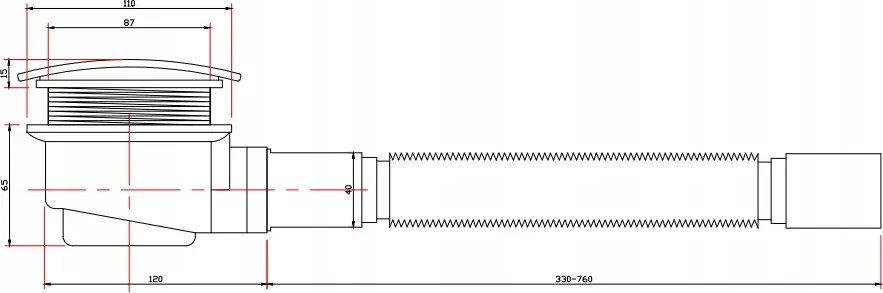 BPS-koupelny Obdélníkový sprchový kout KZ103A BL 100x80 černý/transparent + vanička ST03A BL černá