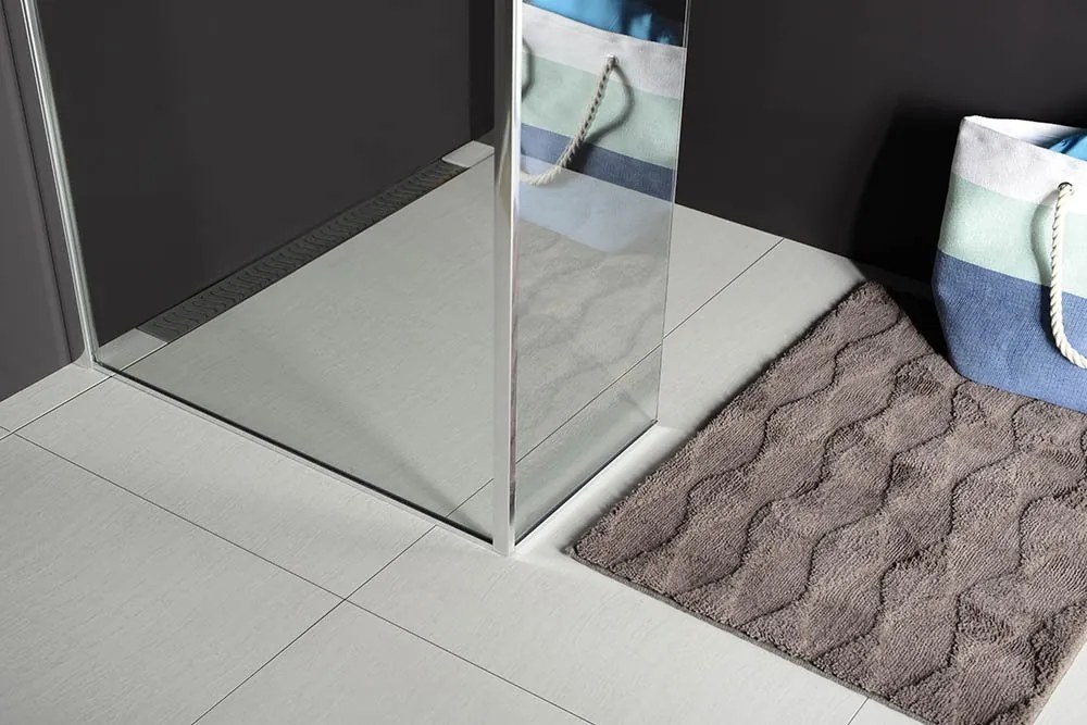 Polysan Modular Shower stěna 90 x 200 cm k instalaci na zeď pro připojení pevného panelu sklo čiré MS2A-90