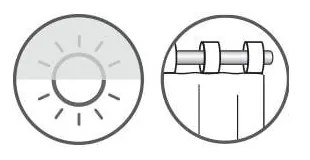 Bílo-růžová záclona 135x45 cm Rose – Sehlbach