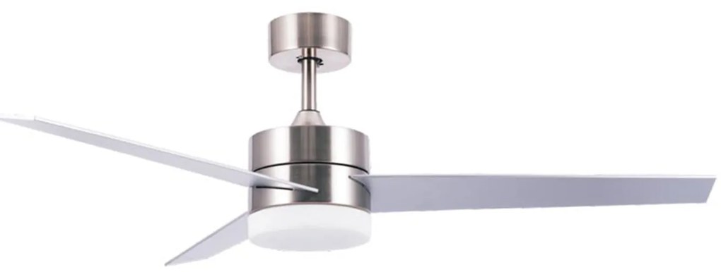 Zambelis 19134 stropní AC ventilátor s LED osvětlením, chrom/stříbrný, ø120cm