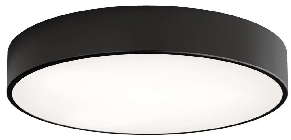 Temar Koupelnové stropní svítidlo se senzorem CLEO 4xE27/24W/230V pr. 50 cm IP54 černá 5907623692399