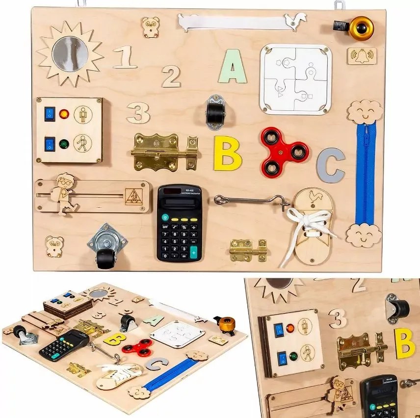 Interaktivní dětská tabule - 50x37,5 cm - přírodní - typ 3