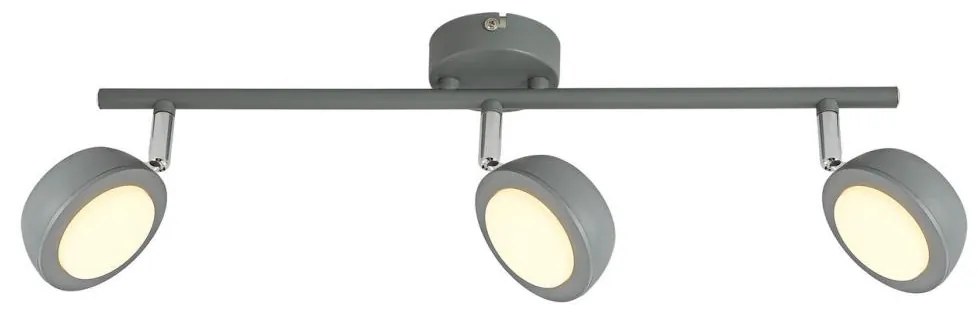 Candellux LED Bodové svítidlo MILD 3xLED/6W/230V šedá CA0738