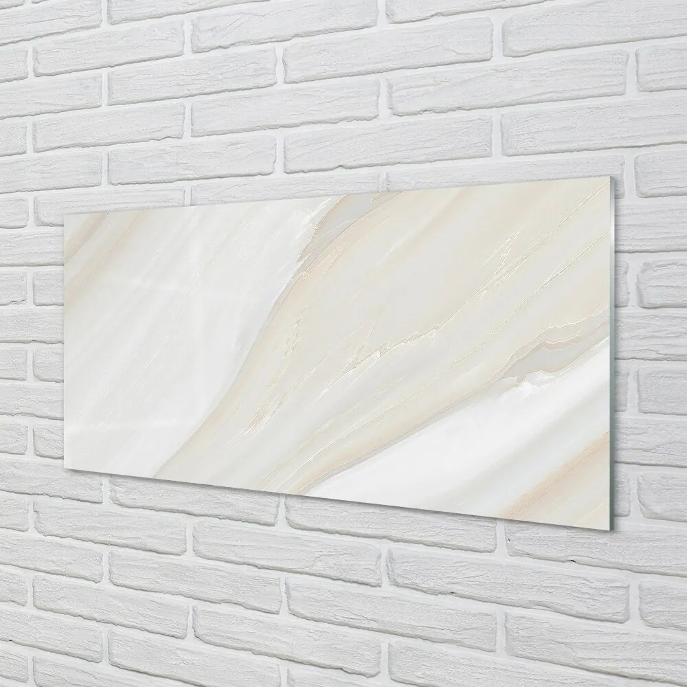 Obraz na skle Marble kamenná zeď 125x50 cm