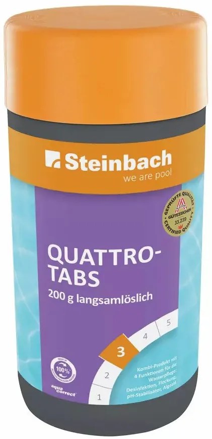 STEINBACH Multifunkční tablety 4v1 Quattrotabs 200 g 1 kg