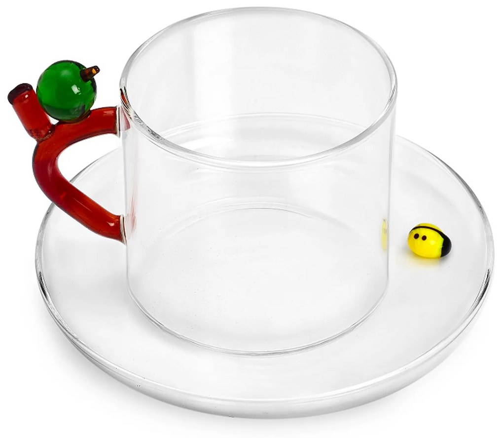 Ichendorf Milano designové šálky Designové šálky Fruits & Flowers Tea Cup Apple w/s Ladybu