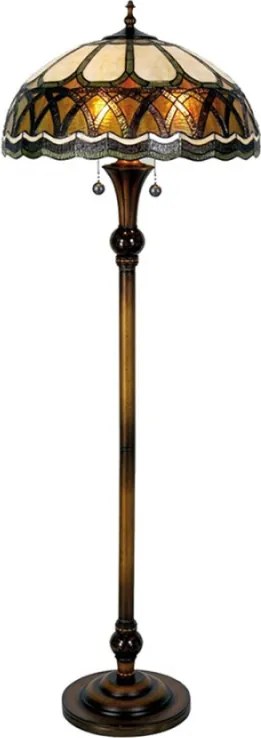 Stojací lampa Tiffany – 56x164 cm