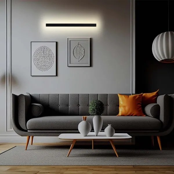 LED Venkovní nástěnné svítidlo LED/16W/230V 4000K IP65 101 cm černá