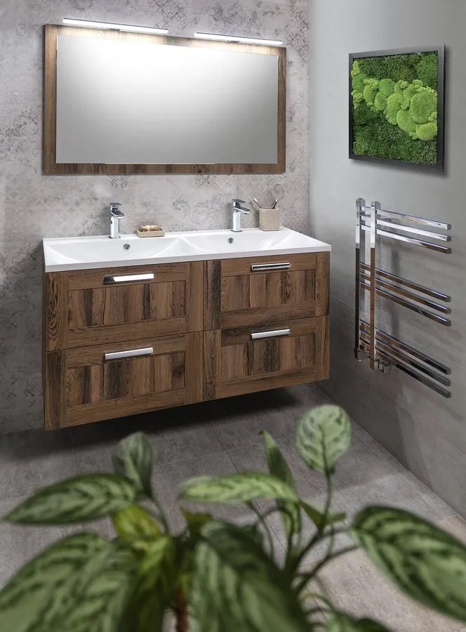 Sapho NIROX 120 x 70 cm NX127-1919 zrcadlo v rámu dub collingwood
