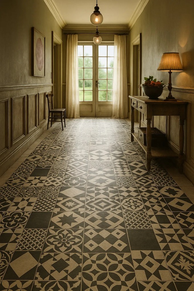 Beaulieu International Group, PVC podlaha - lino Livitex 2608, na míru, šíře 4m, šedá, filc, chodba / předsíň