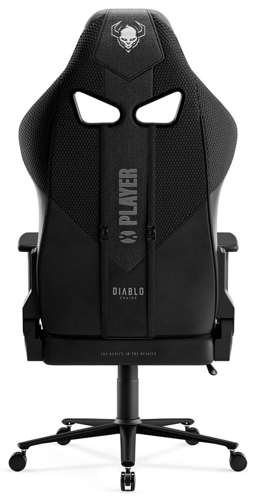 Látková herní židle Diablo X-Player 2.0 King Size: černá