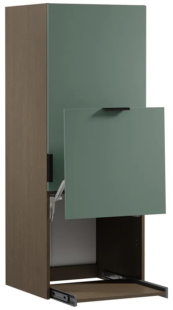 SORENTO bg | horní skříňka N60N multifunkční nástavec | 60 cm | PRAVÁ | baltic/zelená