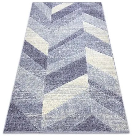 koberec FEEL 5673/17944 Rybí kost béžový/fialový velikost 160x220 cm | krásné koberce cz