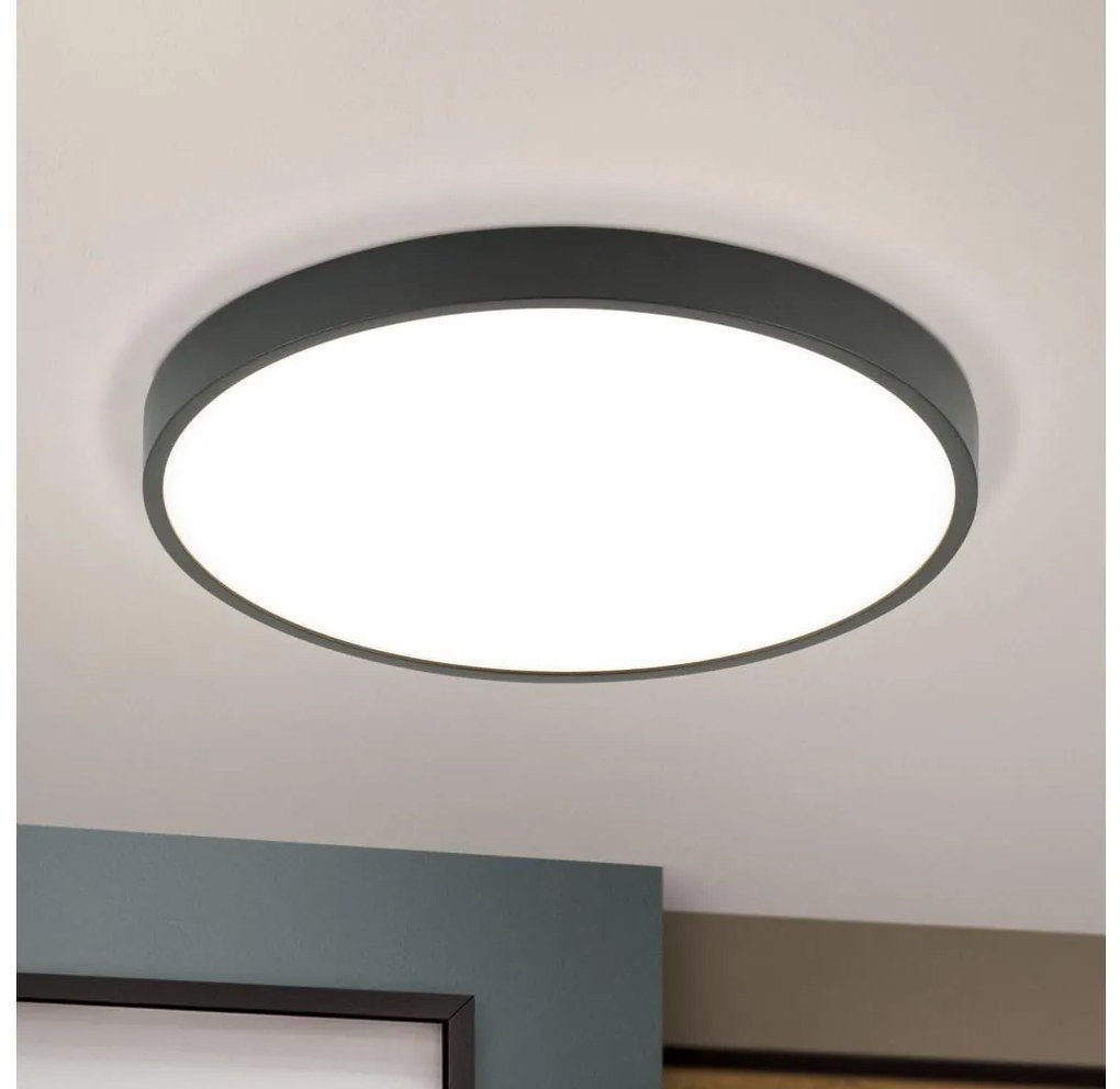 Orion DL 7-657/28 - LED Stropní svítidlo BULLY LED/28W/230V pr. 28 cm černá OR0026