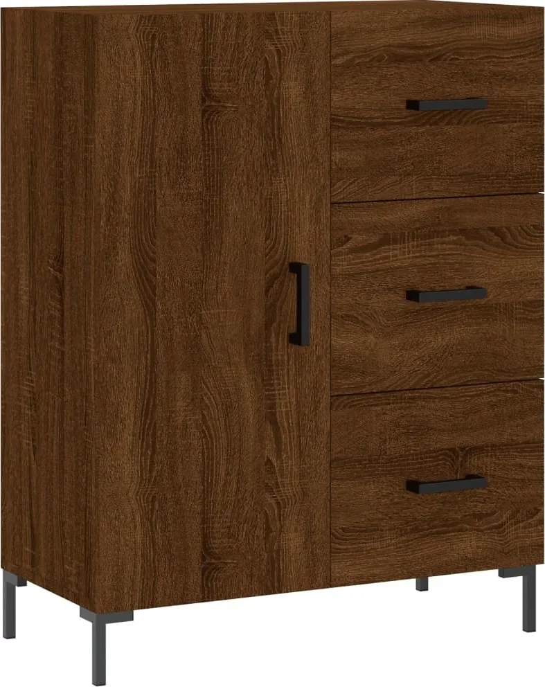 vidaXL Skříň highboard 69,5 x 34 x 180 cm kompozitní dřevo [3189452] Barva: Betonová šedá