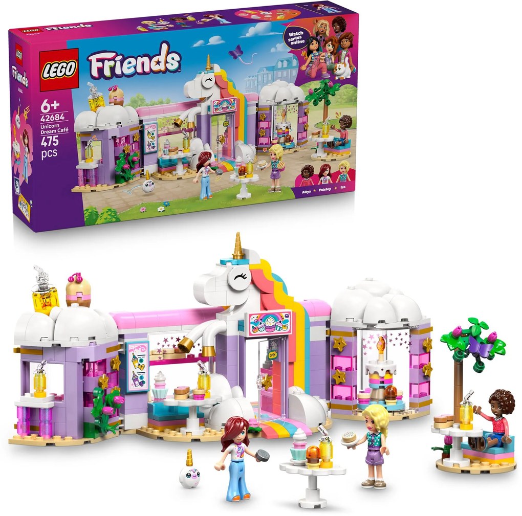 Lego® friends 42684 snová kavárna s jednorožcem 5702018033227
