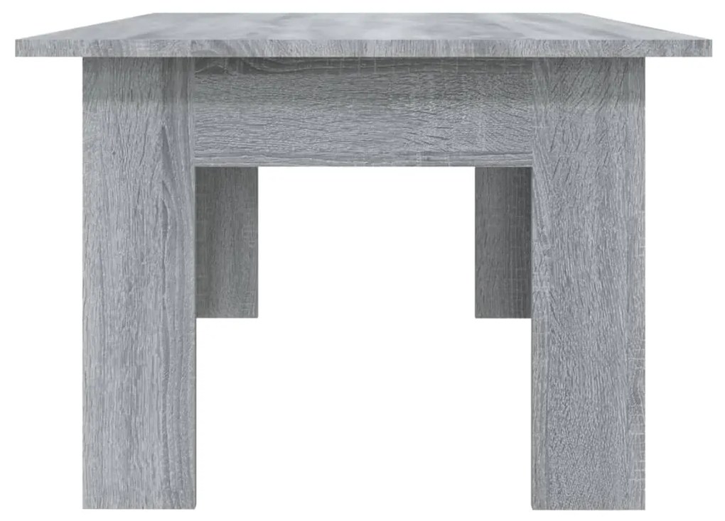 Konferenční stolek šedý sonoma 100x60x42 cm kompozitní dřevo - Default Title