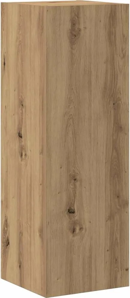 Nástěnné TV skříňky 4 ks dub artisan kompozitní 3328948