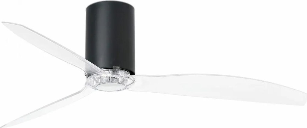 FARO 32041 MINI TUBE FAN, černá/transparentní, stropní ventilátor s DC motorem - FARO
