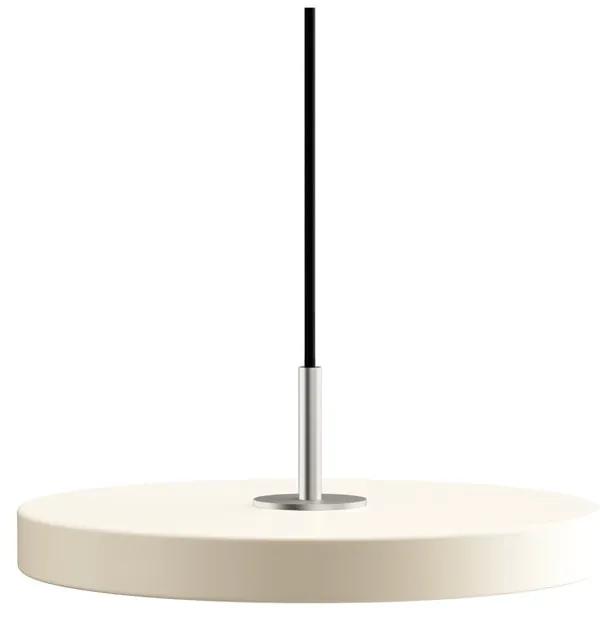 Krémové LED stmívatelné závěsné svítidlo s kovovým stínidlem ø 31 cm Asteria Plus Mini – UMAGE