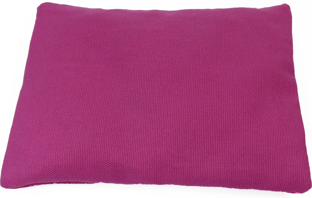 S radostí - vlastní výroba Pohankový polštář růžový Velikost: 50 x 65 cm