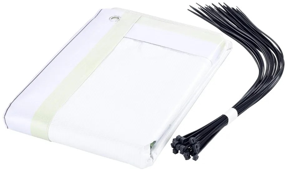Žluto-zelená plastová balkonová zástěna 500x85 cm Butterfly – Maximex