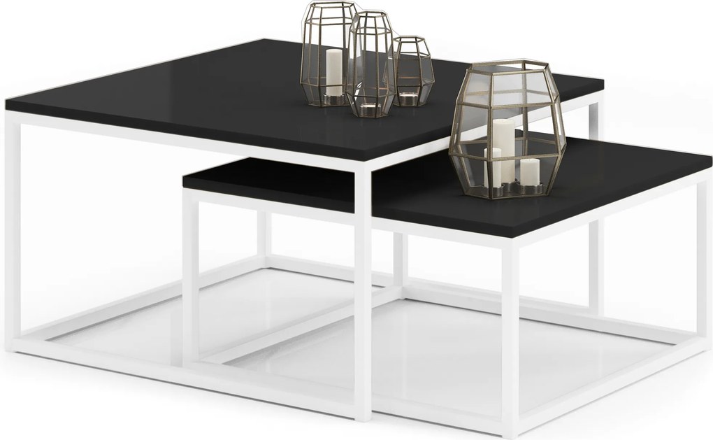ADRK Furniture Konferenční stolek 2v1 KAMA CT-KAM-W-B