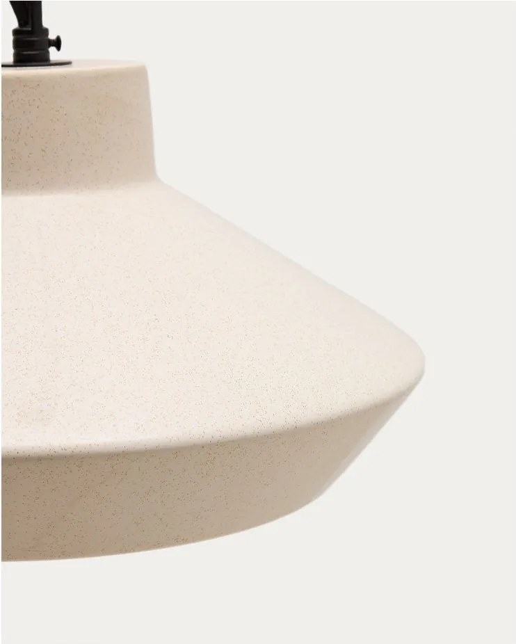 Béžové závěsné svítidlo s keramickým stínidlem ø 31 cm Portol – Kave Home