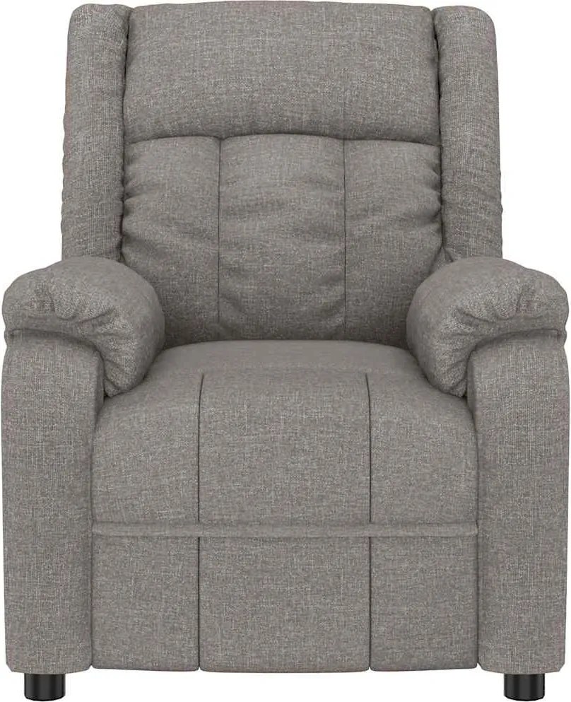 Elektrické polohovací křeslo taupe textil 3143575