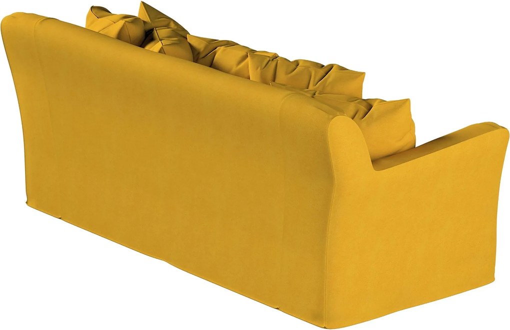Potah na pohovku IKEA  Tomelilla 3-místná nerozkládací barva žlutá látka pletený vzor