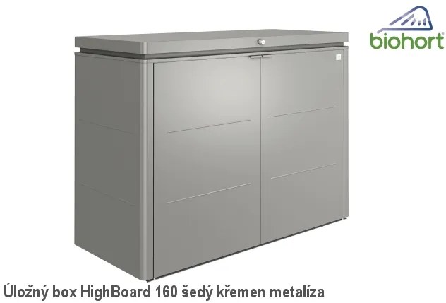 Biohort Úložný box HighBoard 160 Barva: stříbrná metalíza