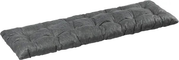 Bellatex Sedák na lavici prošívaný Grafitová rozměr 40x120 cm