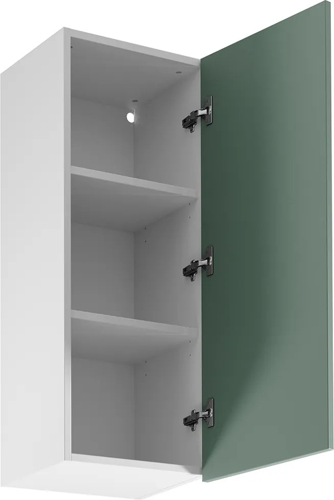 SORENTO jv | horní skříňka G40 policová | 40 cm | PRAVÁ | bílá/zelená
