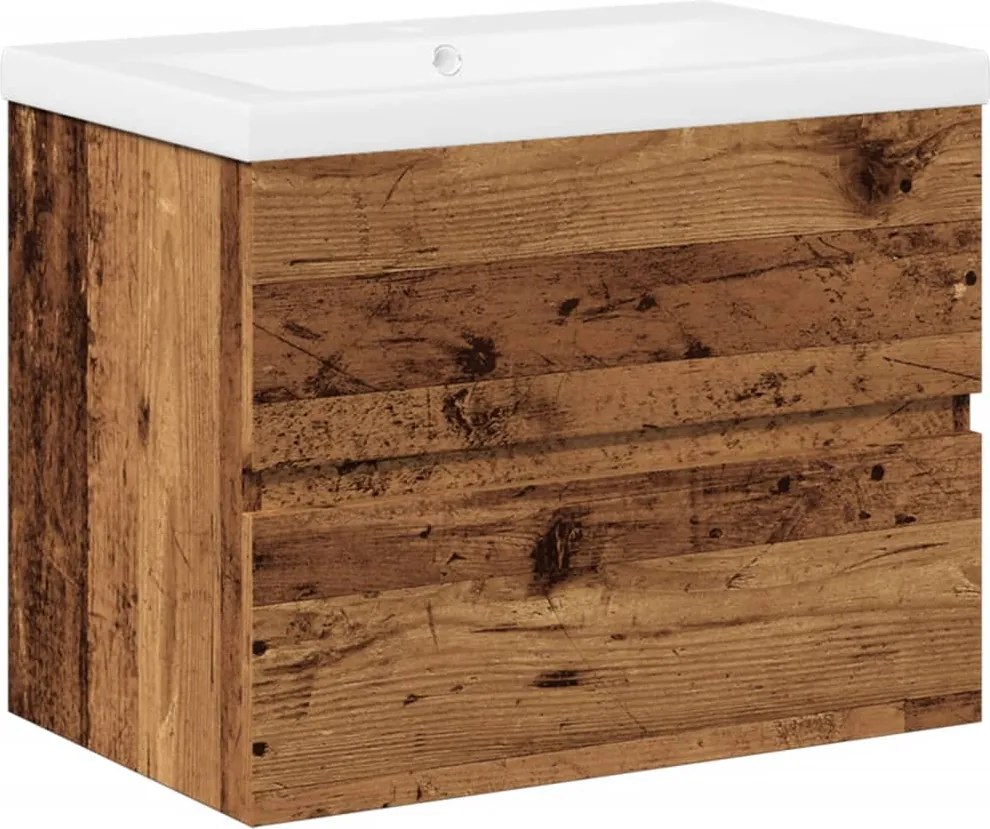 Skříňka se zápustným umyvadlem old wood 3328921